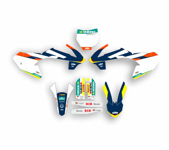 KIT KTM 65 2016-18 FACTORY TEAM - Pole Graphics Motorsports | kits ...